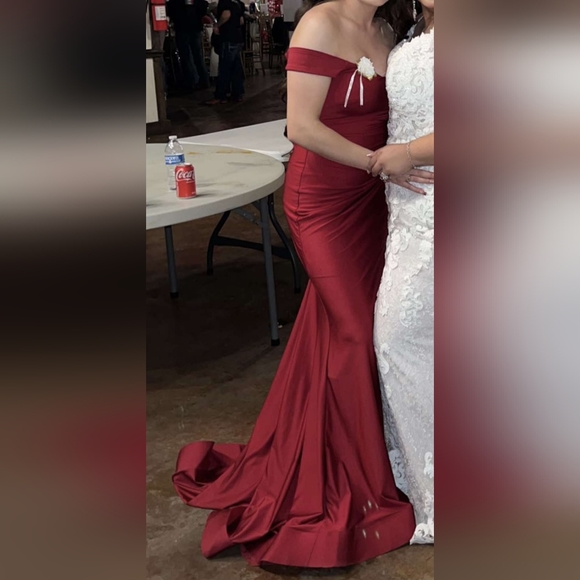 Dresses | Offshoulder Mermaid Sweep Train Dress | Poshmark